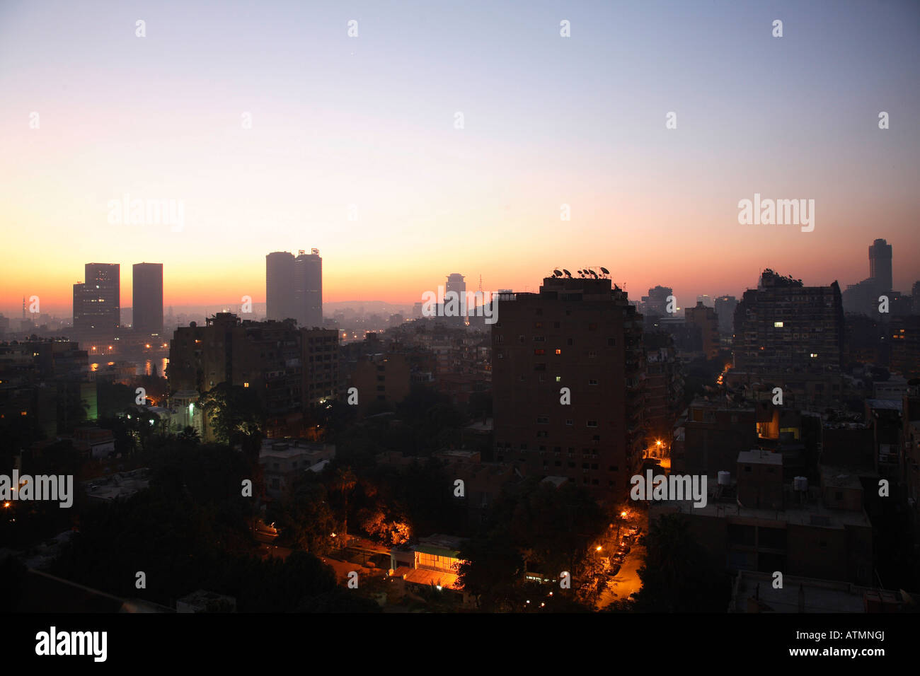 Morning over Cairo, Egypt Stock Photo - Alamy