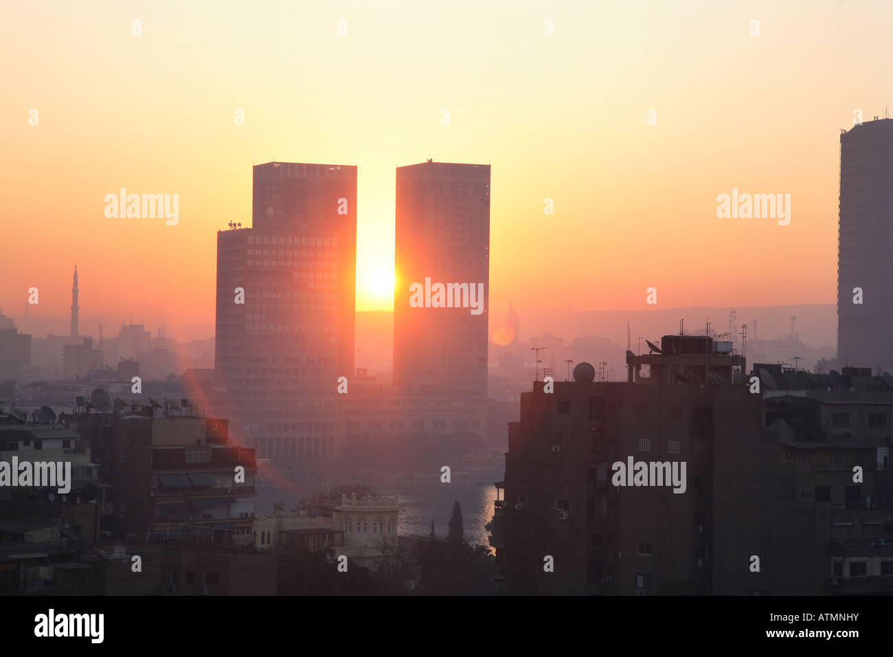 Morning over Cairo, Egypt Stock Photo - Alamy