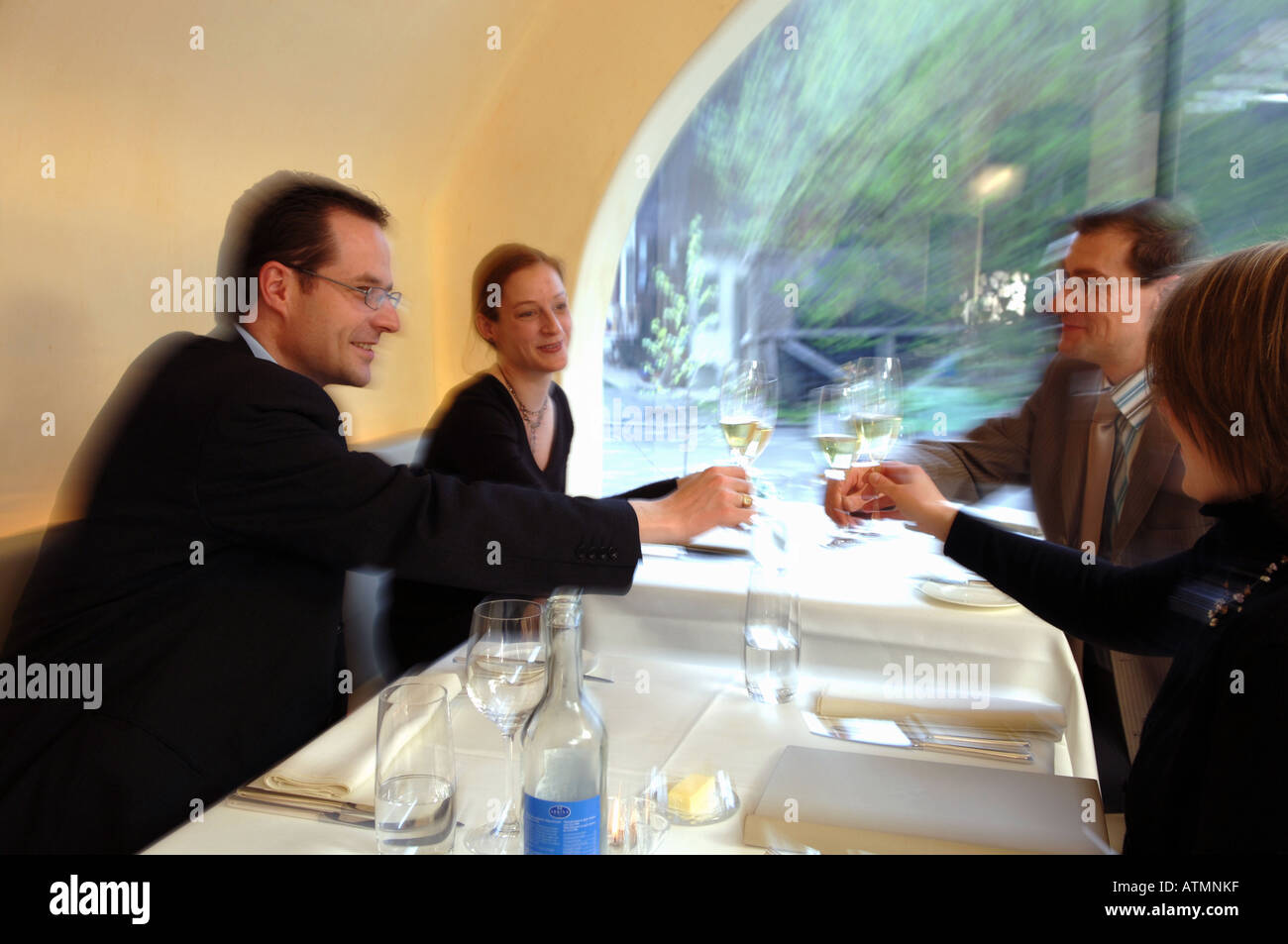 guests in a gourmet restaurant Stock Photo - Alamy