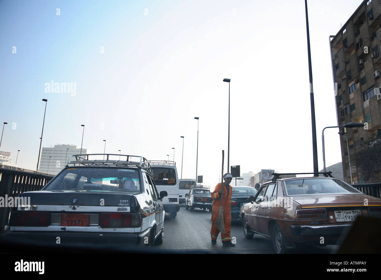 Egypt traffic road hi-res stock photography and images - Alamy