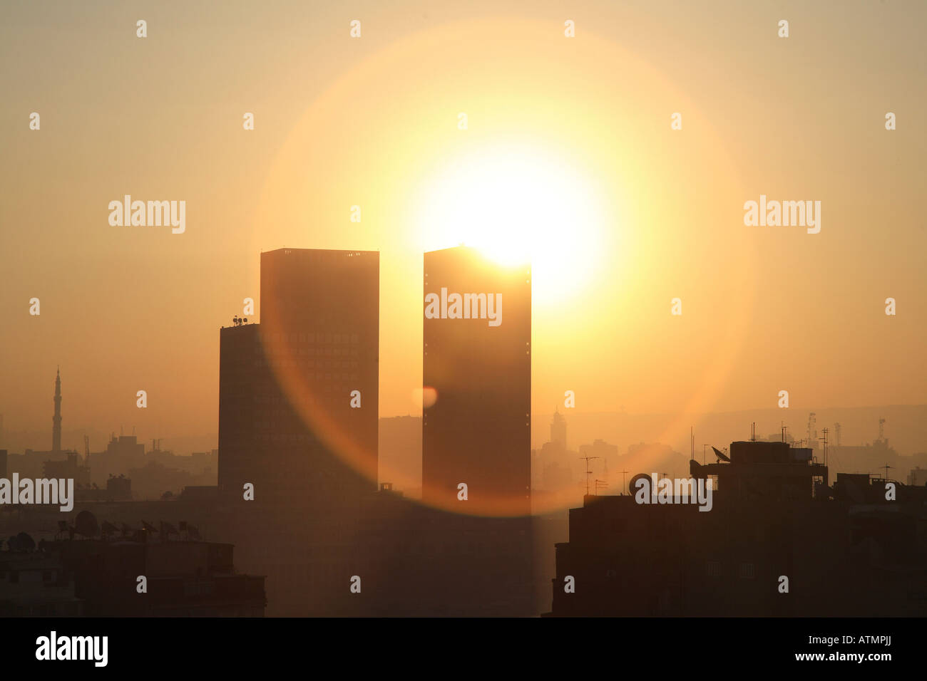 Morning over Cairo, Egypt Stock Photo - Alamy