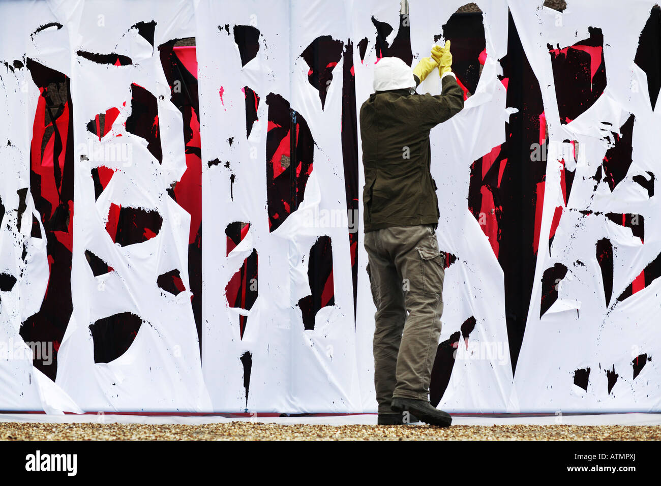 Acid Action Painting on the Southbank Stock Photo - Alamy