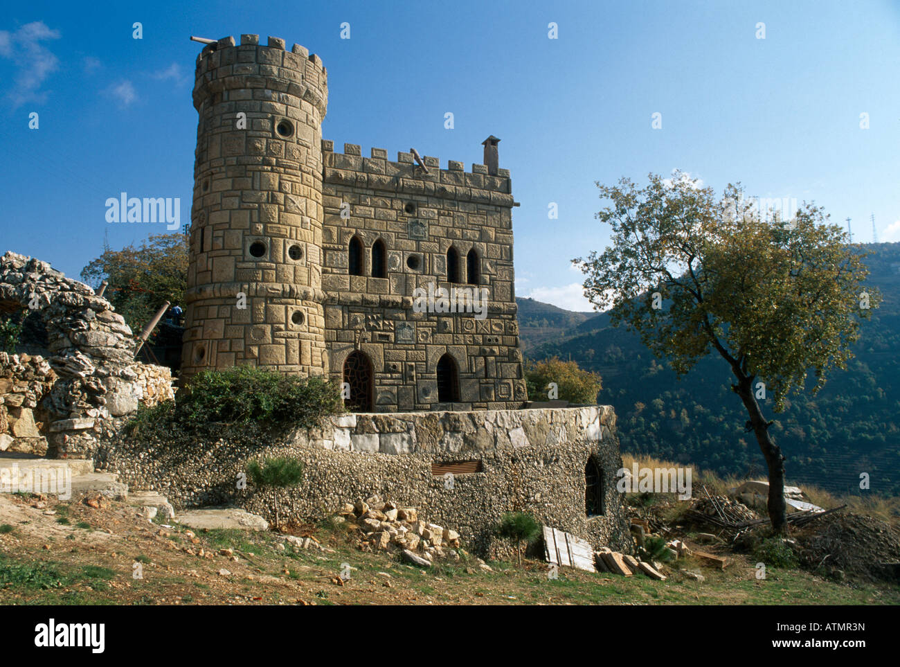 Shouf Mountains Lebanon Moussa Castle - Modern Castle Built by Moussa ...