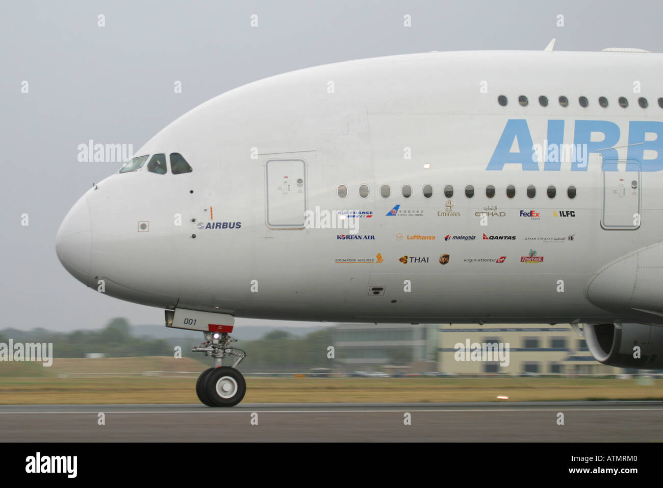 Close-up of Airbus A380 Stock Photo - Alamy