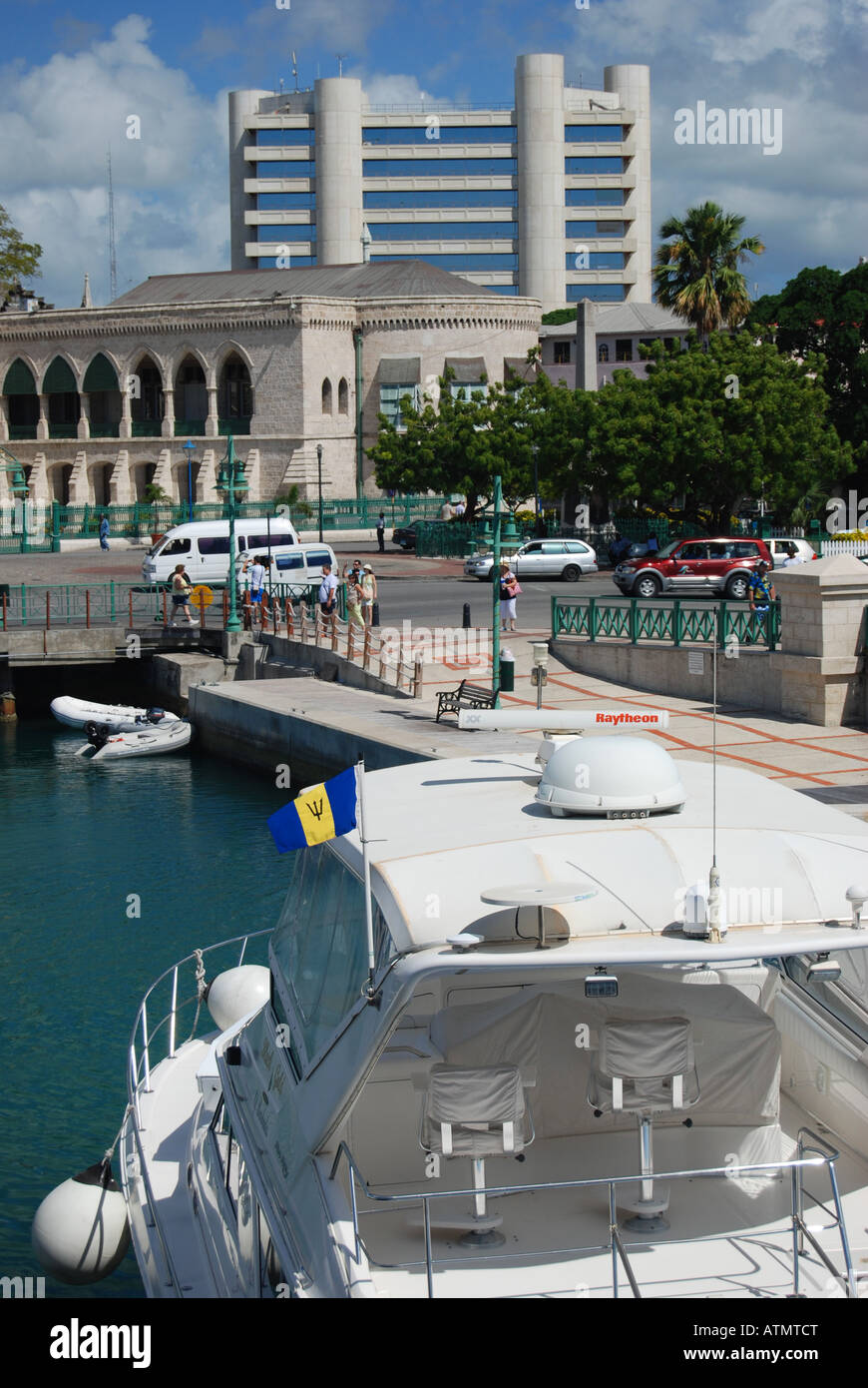 The Bridge area, Bridgetown, Barbados, Caribbean Stock Photo - Alamy