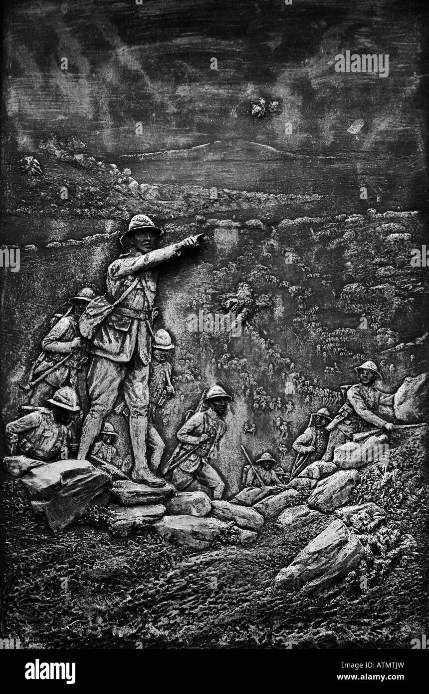Gallipoli 1915 relief Gloucester England Stock Photo - Alamy