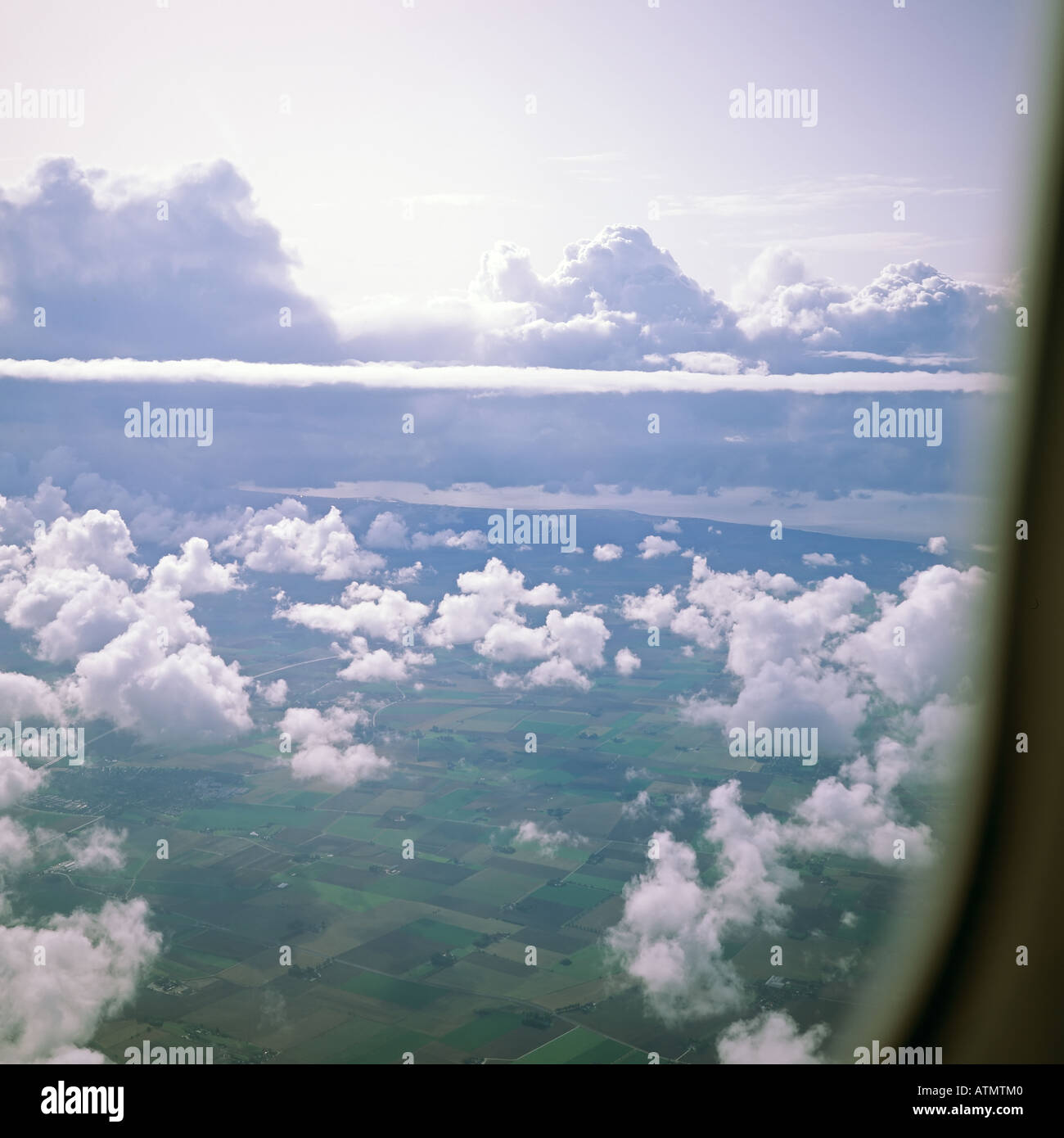 Aerial view of clouds above Germany Stock Photo - Alamy