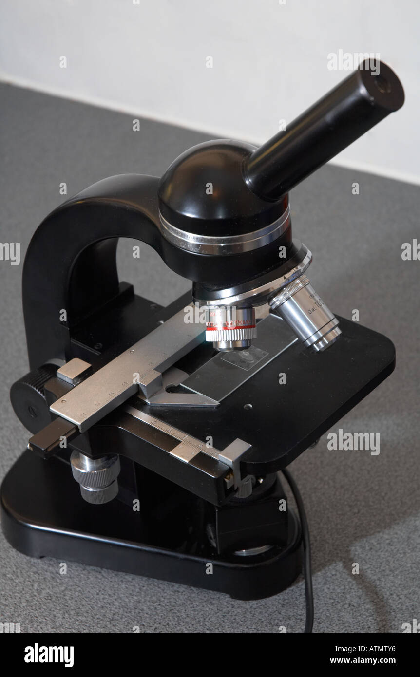A monocular microscope Stock Photo - Alamy