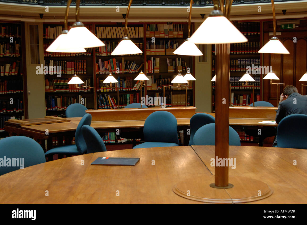 Library reading room Kings College, London Stock Photo - Alamy