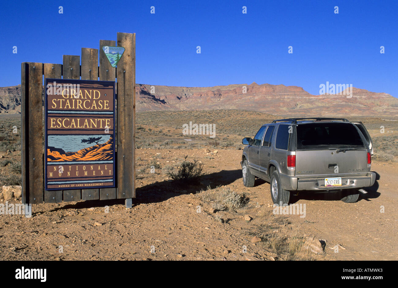 Grand staircase escalante sign hi-res stock photography and images - Alamy