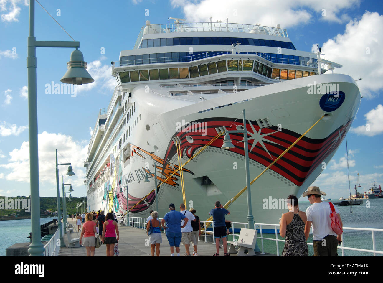 The NCL cruise liner Norwegian Jewel at dock in Antigua Stock Photo - Alamy