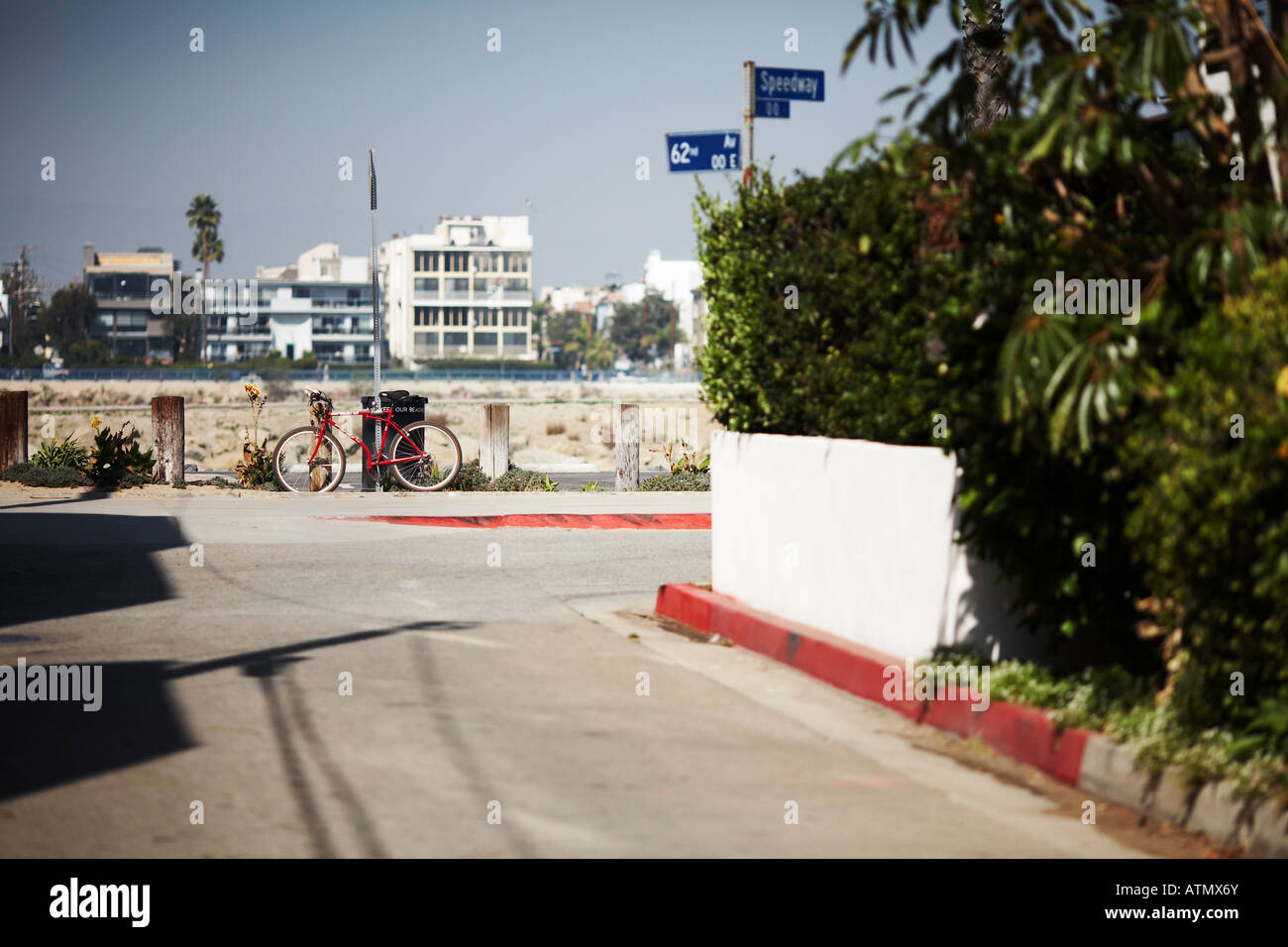 Bike Path by Speedway Ave in Playa del Rey, Los Angeles County ...