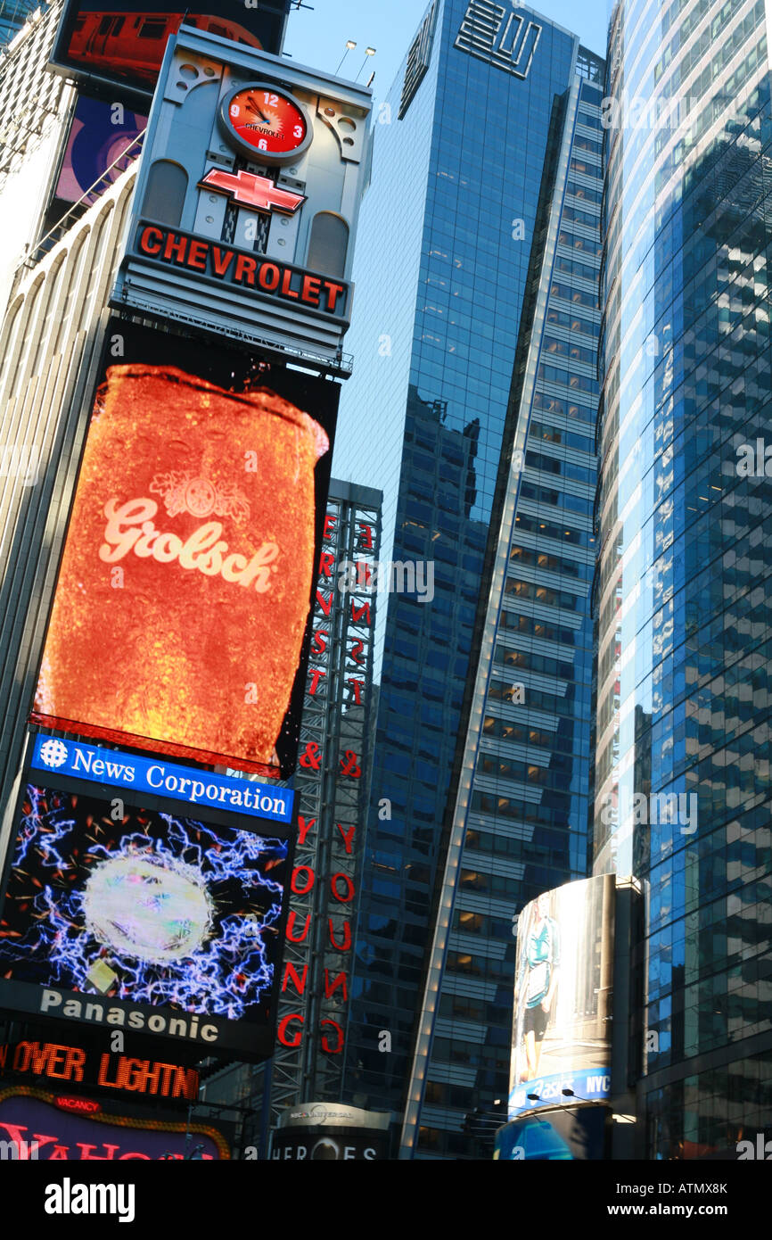 Times Square New York City November 2007 Stock Photo - Alamy