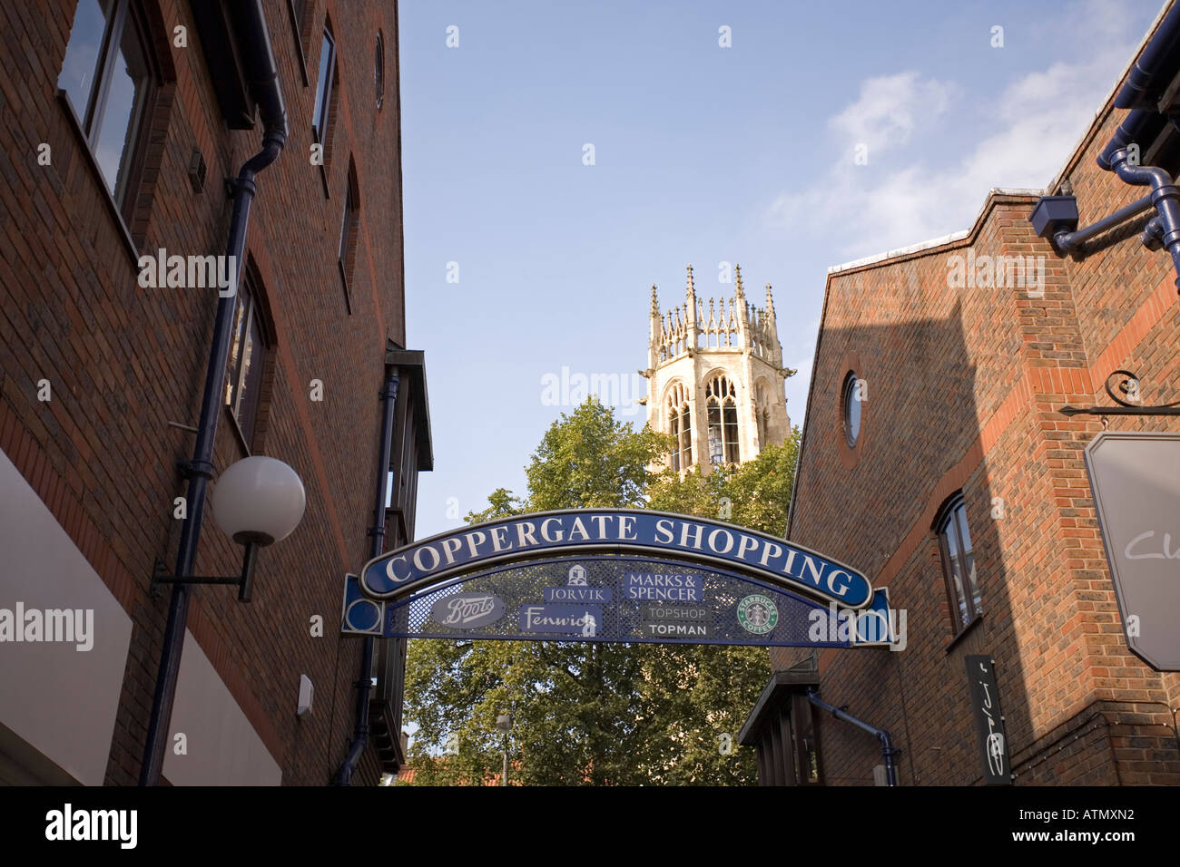 Coppergate shopping york hi-res stock photography and images - Alamy