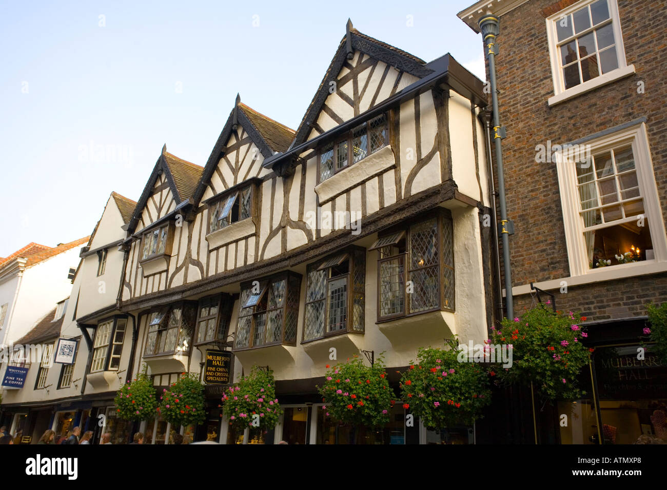 Street Scene York England Stock Photo - Alamy