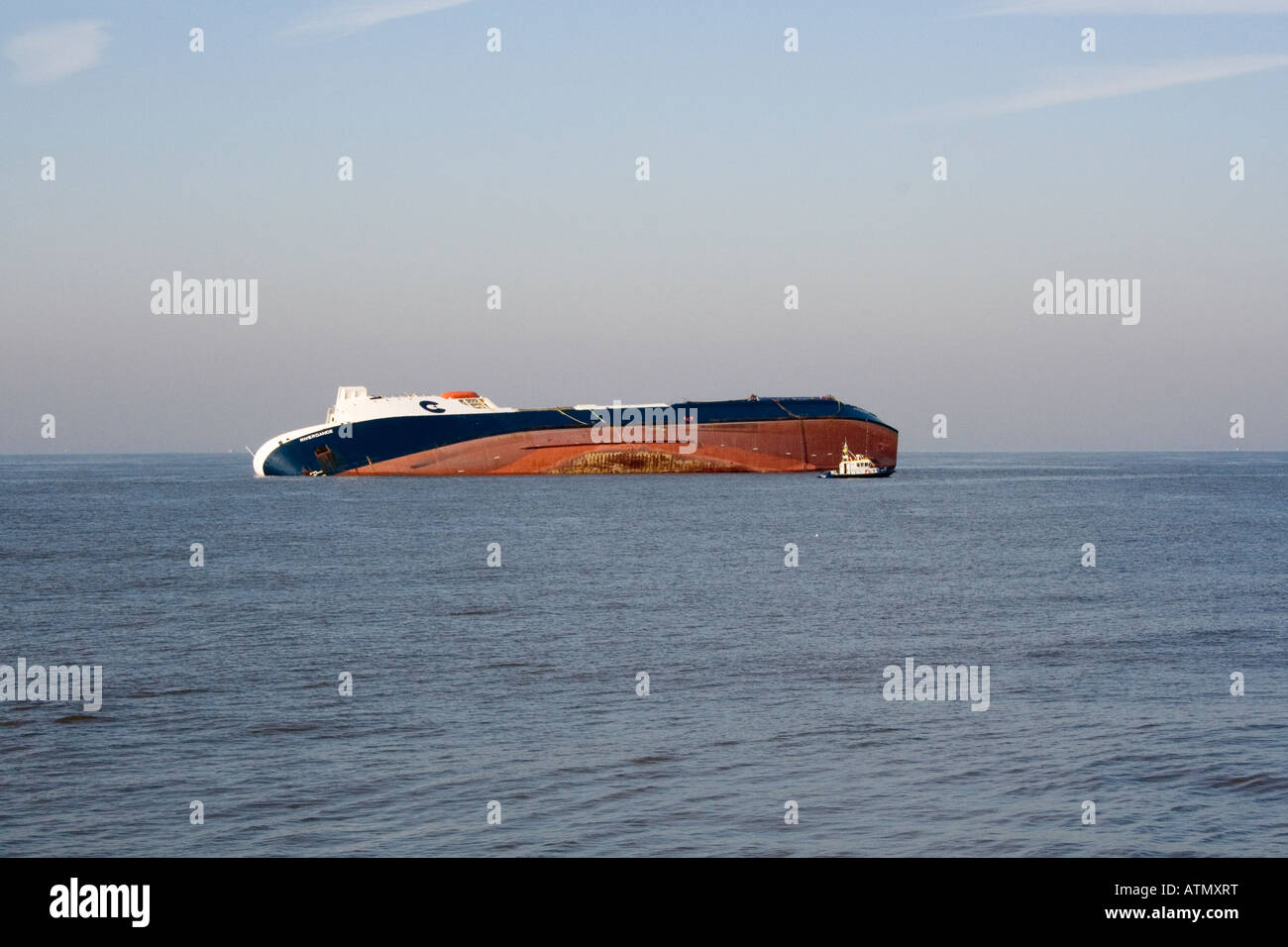 MV Riverdance a storm casualty, at Fleetwood, Lancashire, UK Stock ...