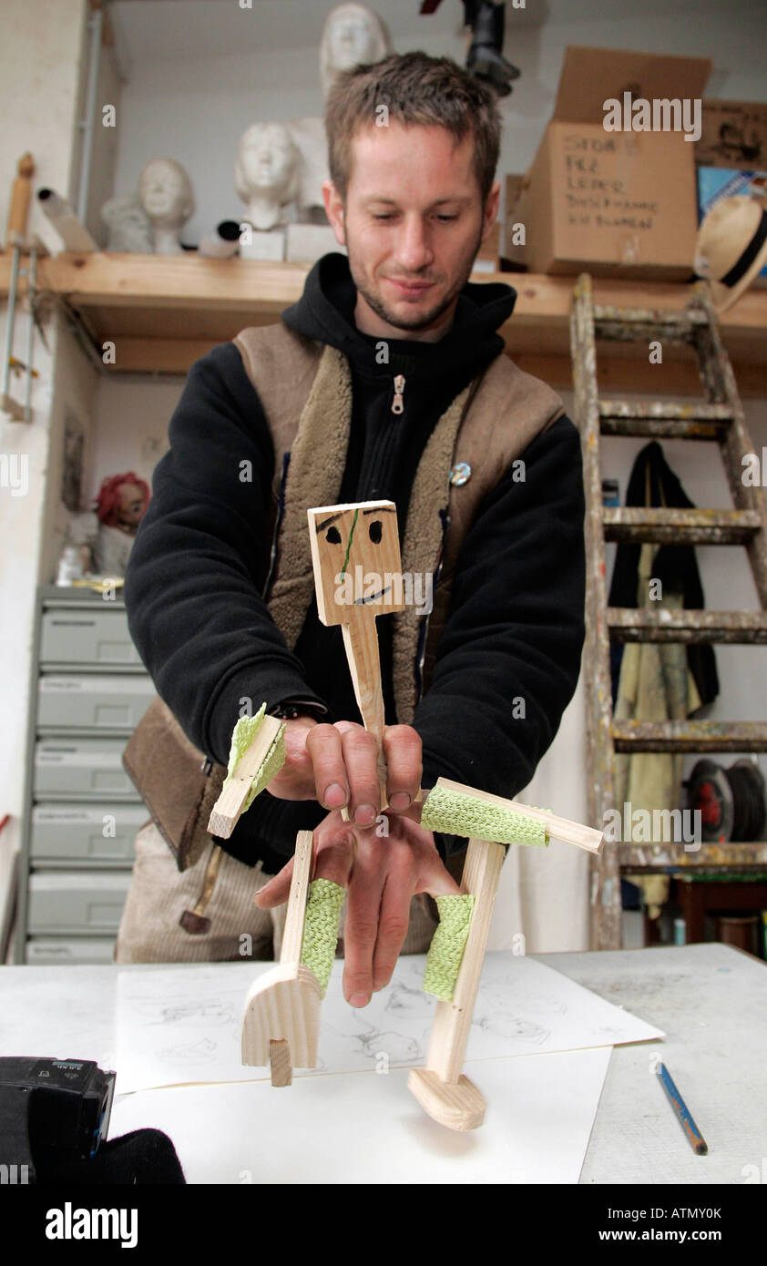 young German artists' studios, Dresden, Germany Stock Photo - Alamy