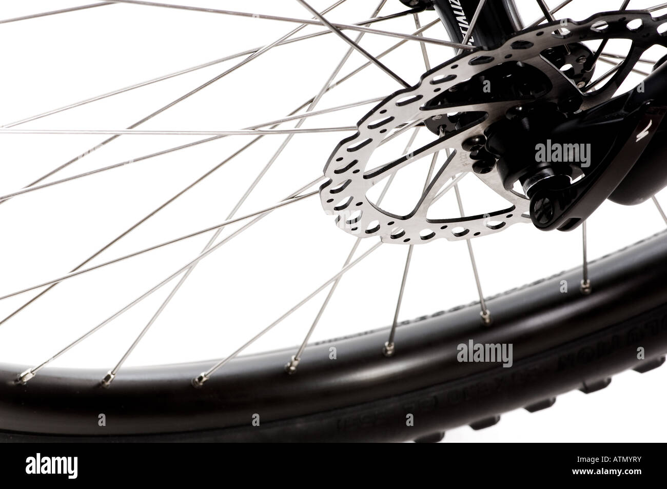 Mountain Bike disk brake on wheel Stock Photo - Alamy