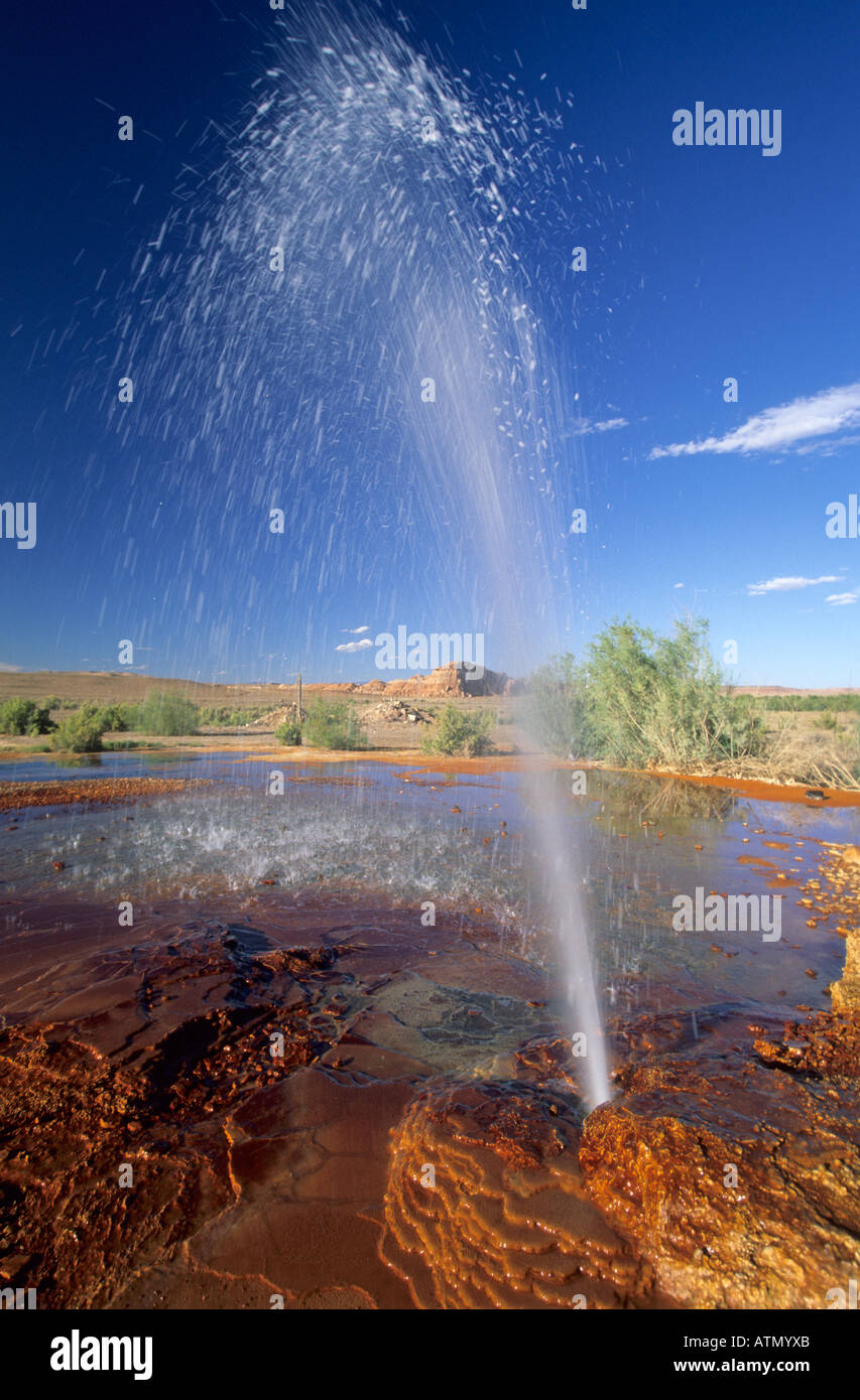 Chaffin Coldwater Geyser San Rafael Desert Utah USA Stock Photo - Alamy
