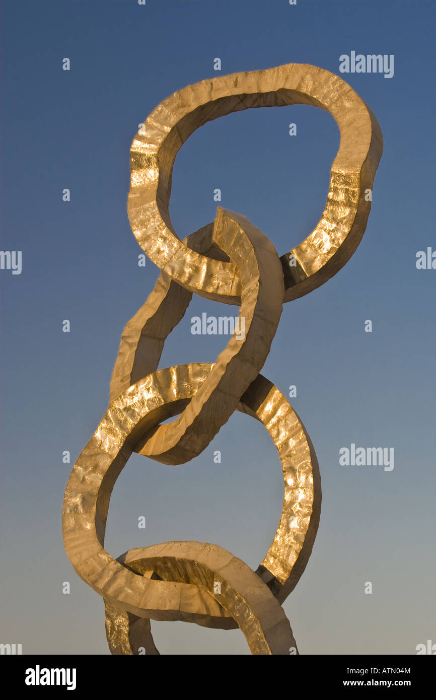 Stadium sculpture olympic rings hi-res stock photography and images - Alamy