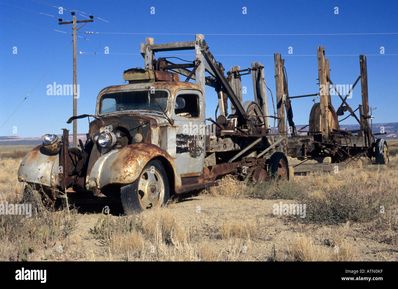 old mining truck in Cisco Utah USA Stock Photo - Alamy