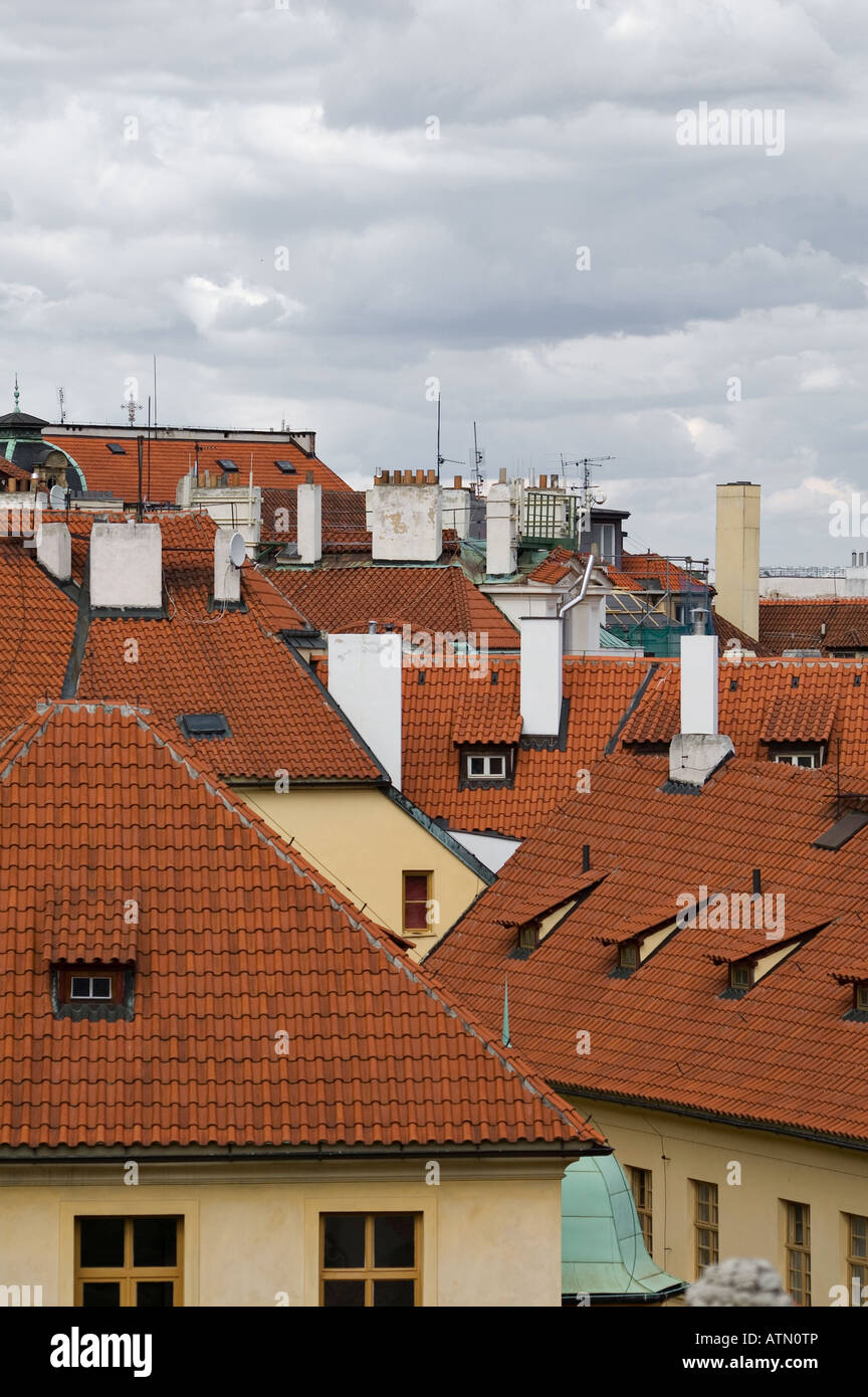 Roofs of Prague Stock Photo - Alamy
