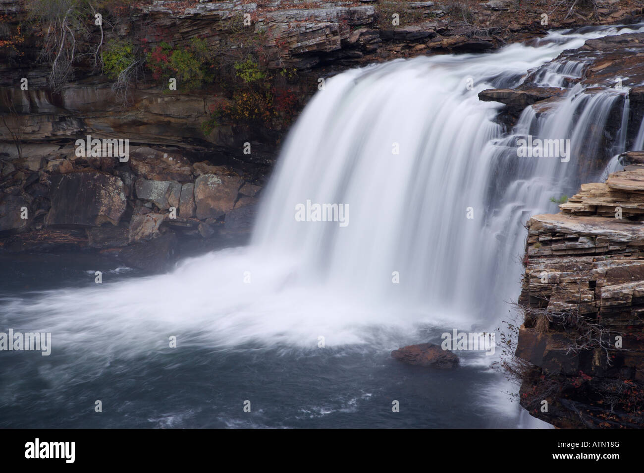 Waterfall Little River Falls Alabama Stock Photo - Alamy