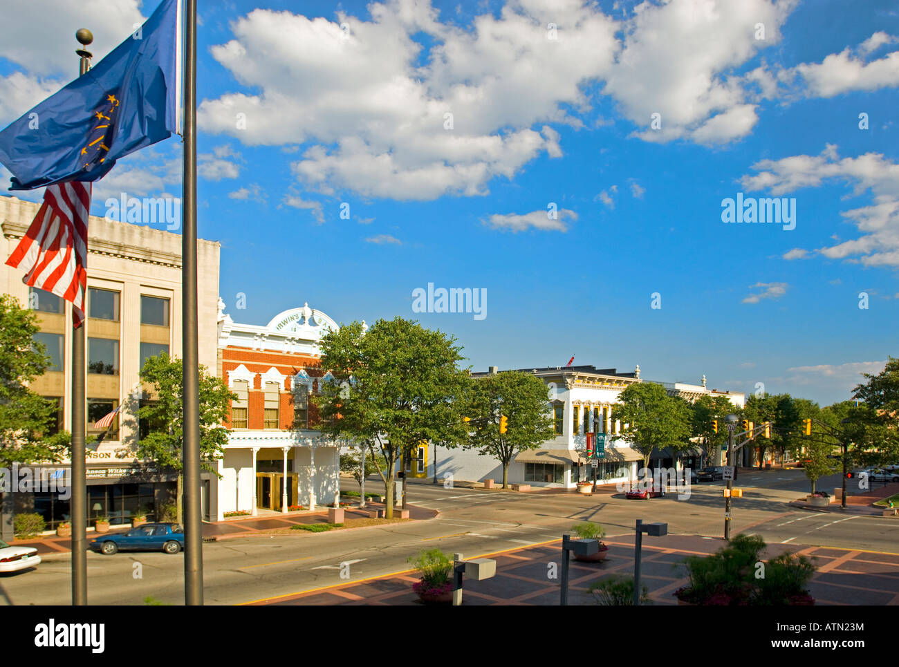 Downtown columbus indiana hi-res stock photography and images - Alamy
