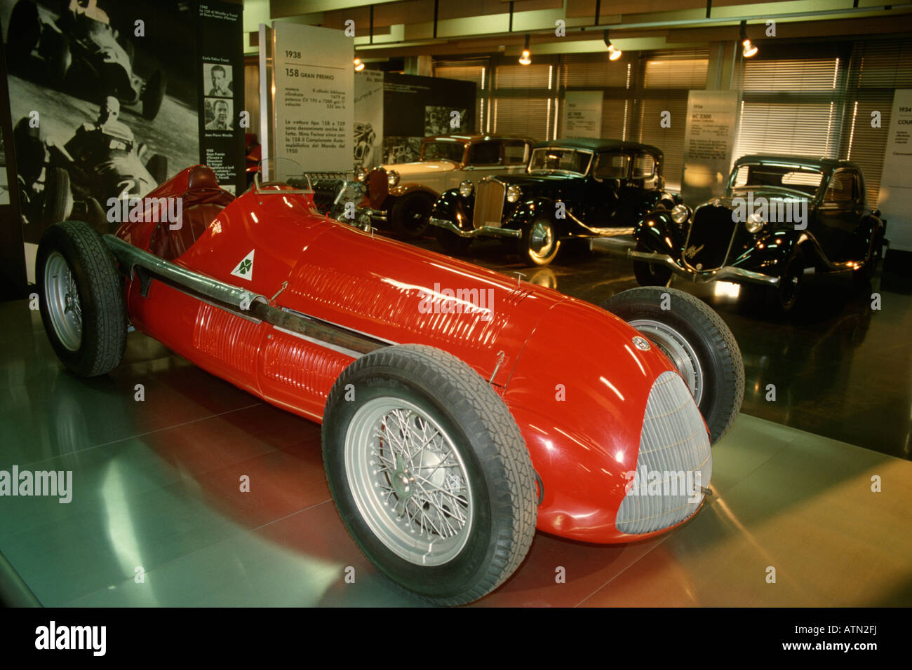 Arese Italy Alfa Romeo Museum Museo Storico Alfa Romeo Stock Photo - Alamy