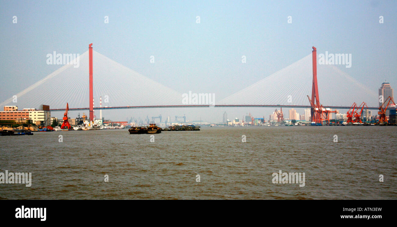 Lupu bridge,shanghai hi-res stock photography and images - Alamy