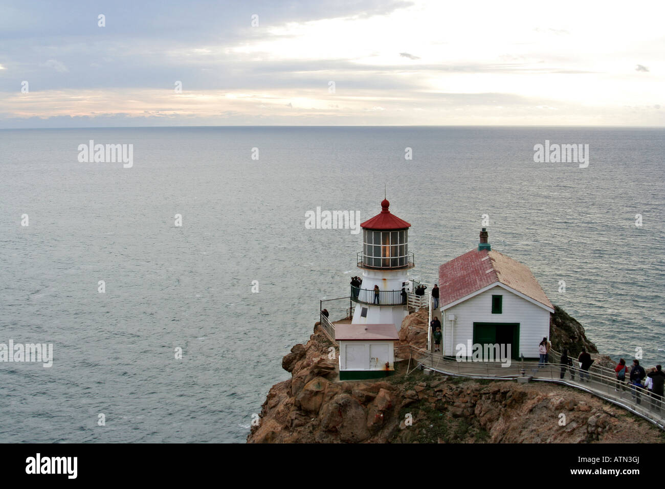 Point Reyes Lighthouse in Point Reyes National Seashore Marin County ...