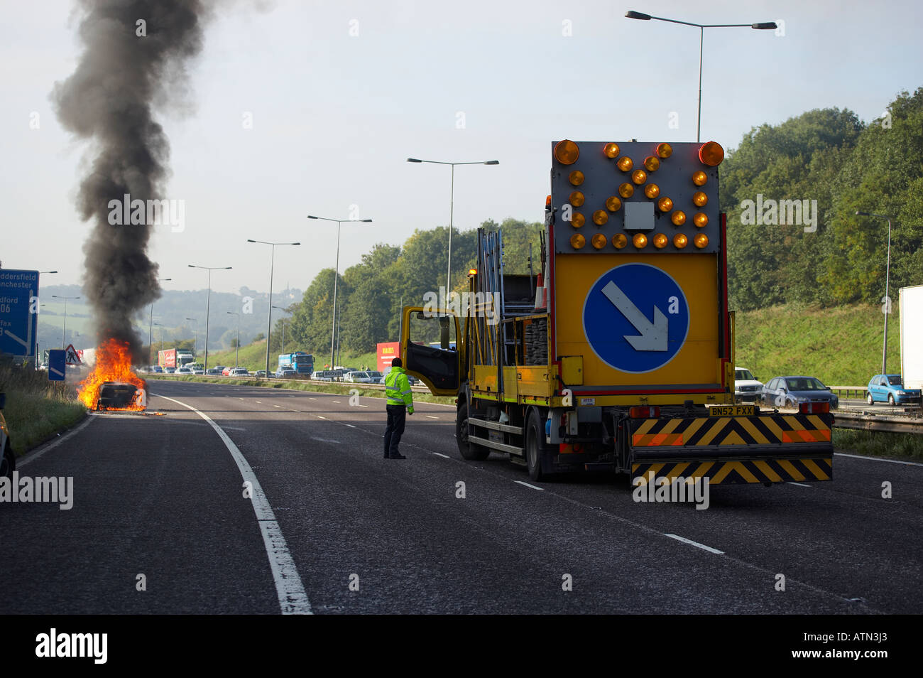 Car broken down motorway uk hi-res stock photography and images - Alamy