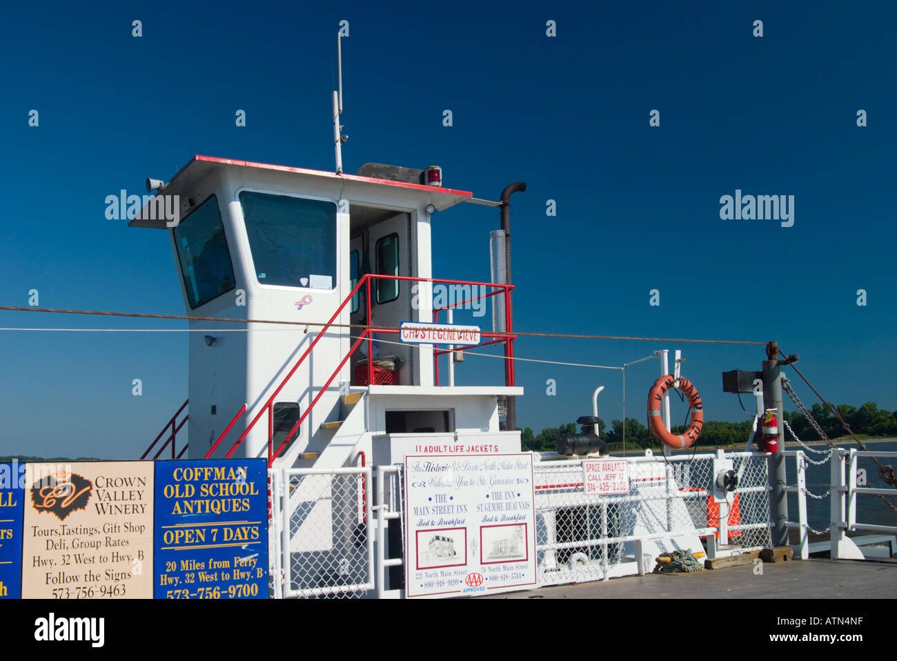 Modoc Ferry Pilot s cabin Stock Photo - Alamy