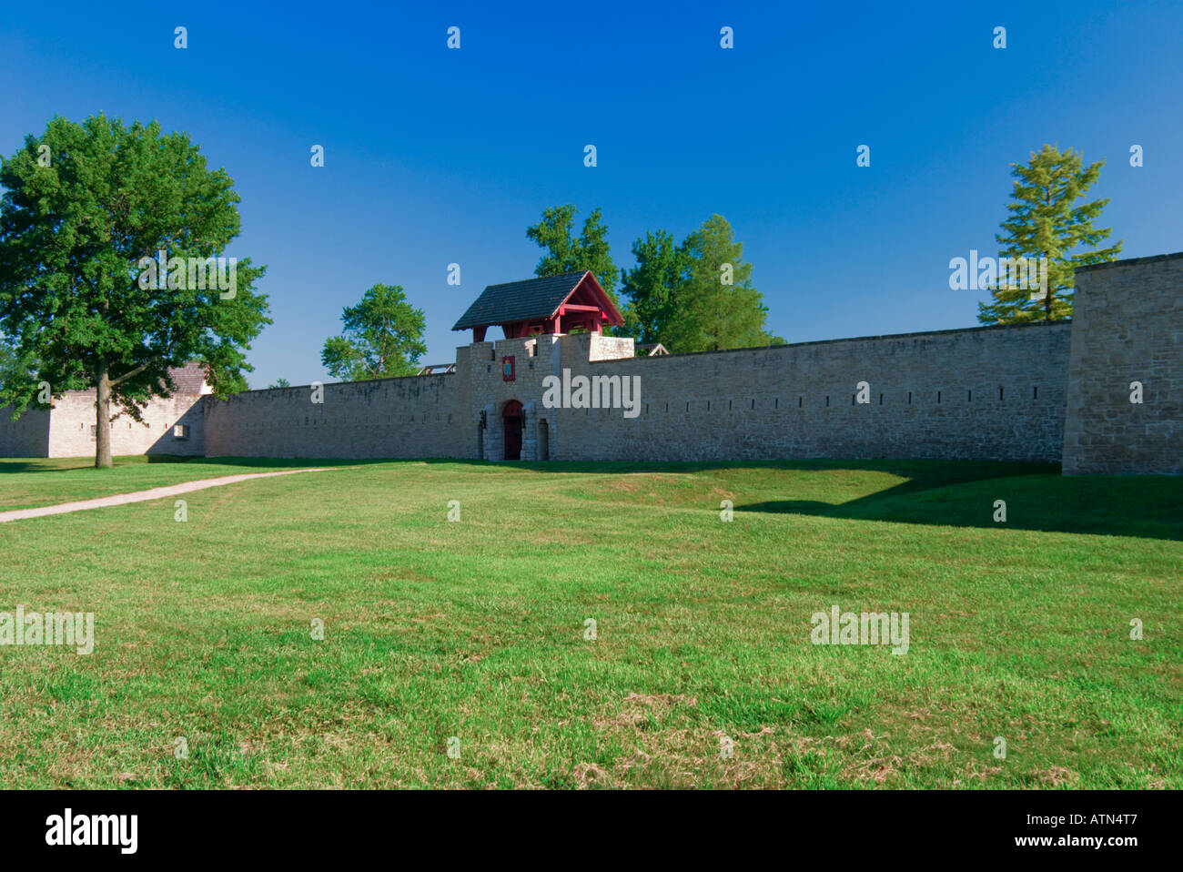 Gatehouse at Fort Chartres Stock Photo - Alamy