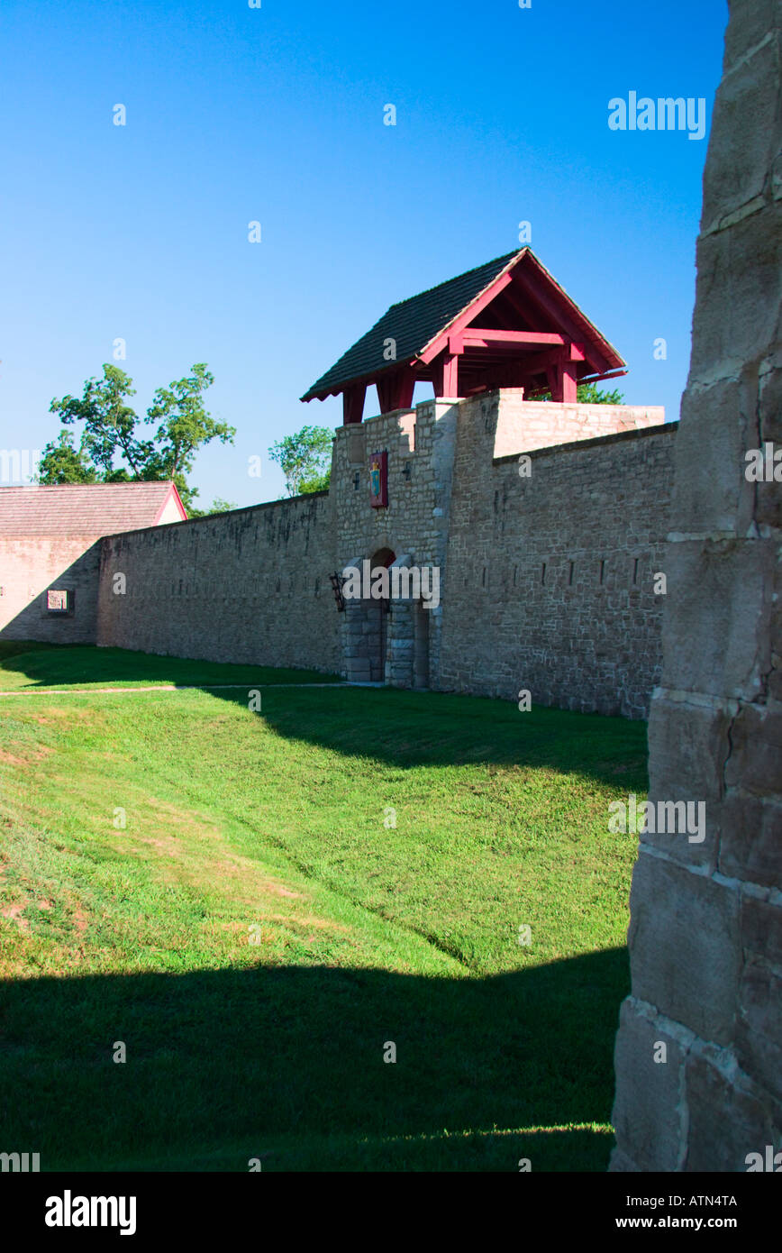 Gatehouse at Fort Chartres Stock Photo - Alamy