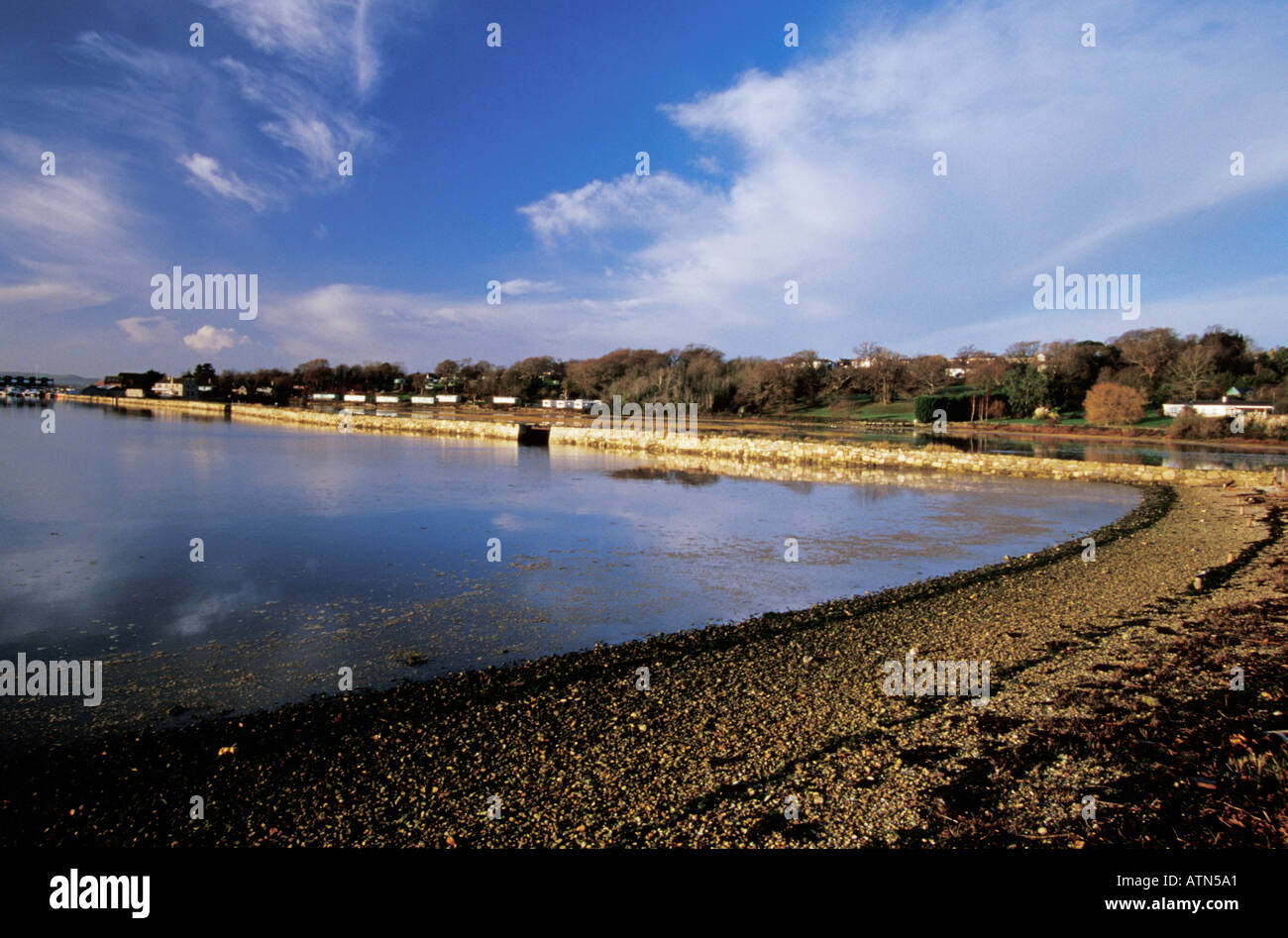 The mill pond and harbour harbor causeway The Duver ST Helens Bembridge ...