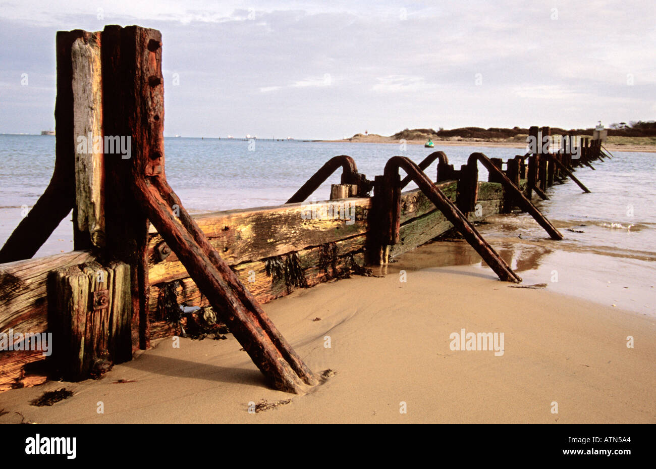 Rusting groin hi-res stock photography and images - Alamy