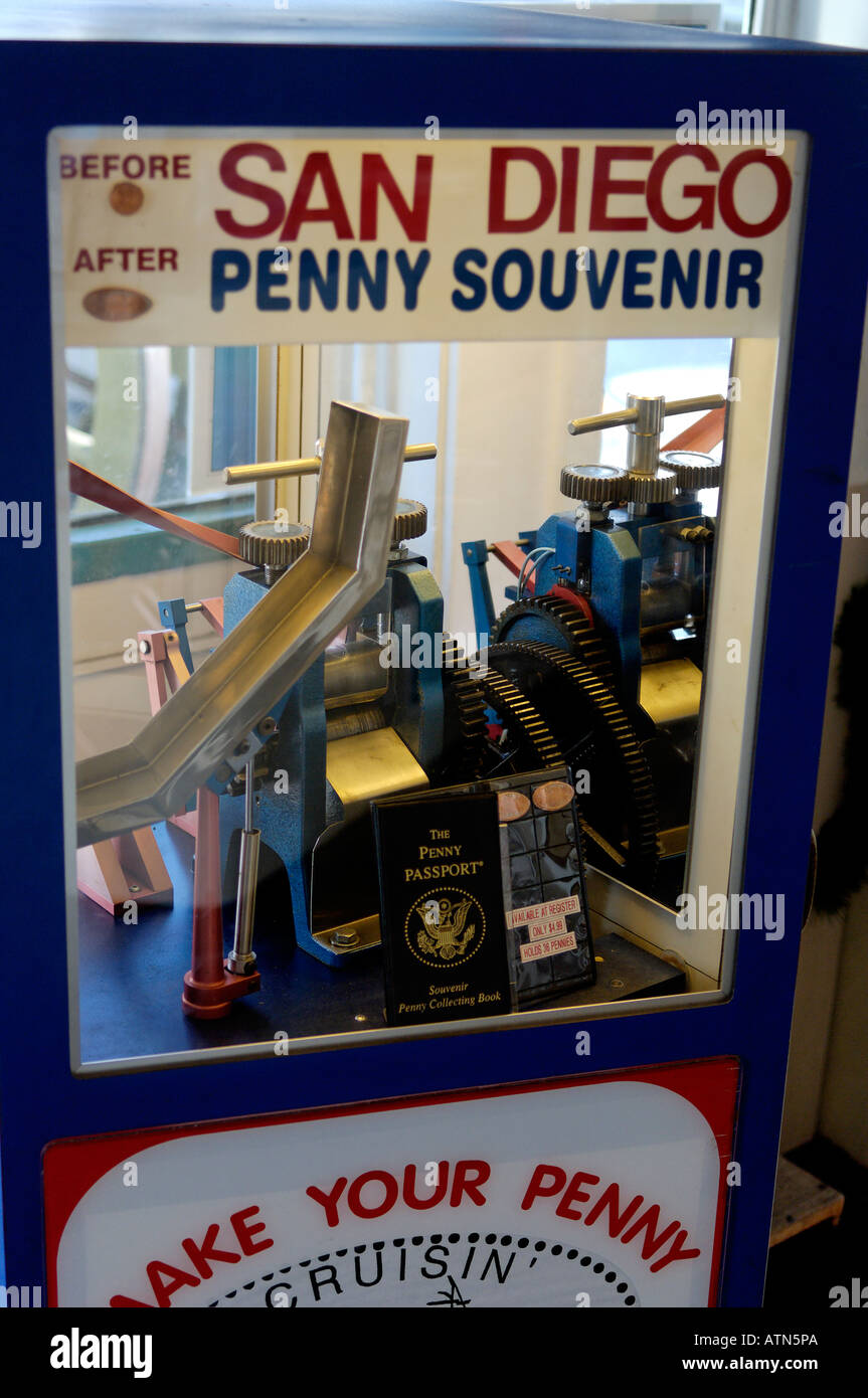Penny machine hi-res stock photography and images - Alamy