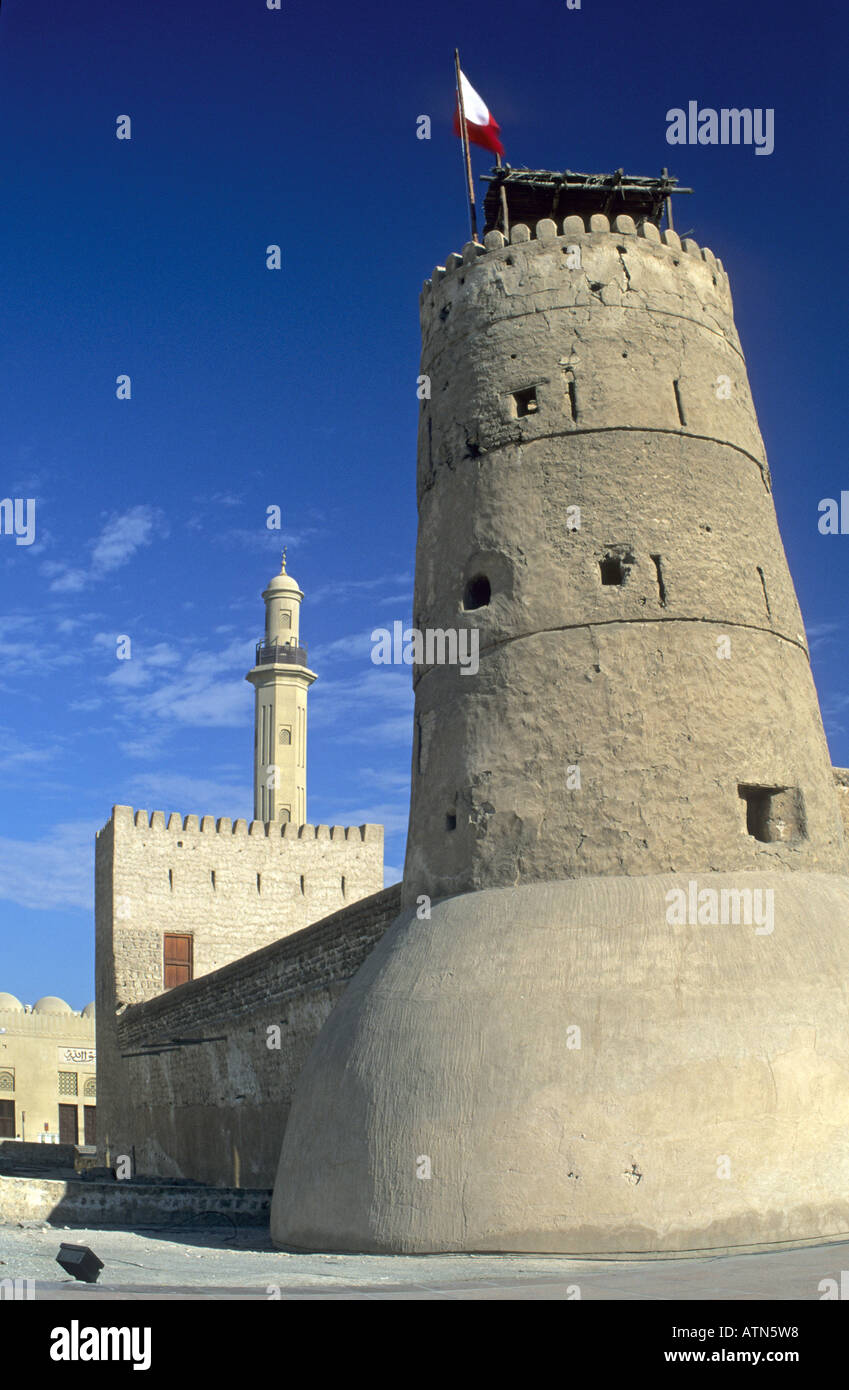 historic fort of Dubai United Arab Emirates UAE Stock Photo - Alamy