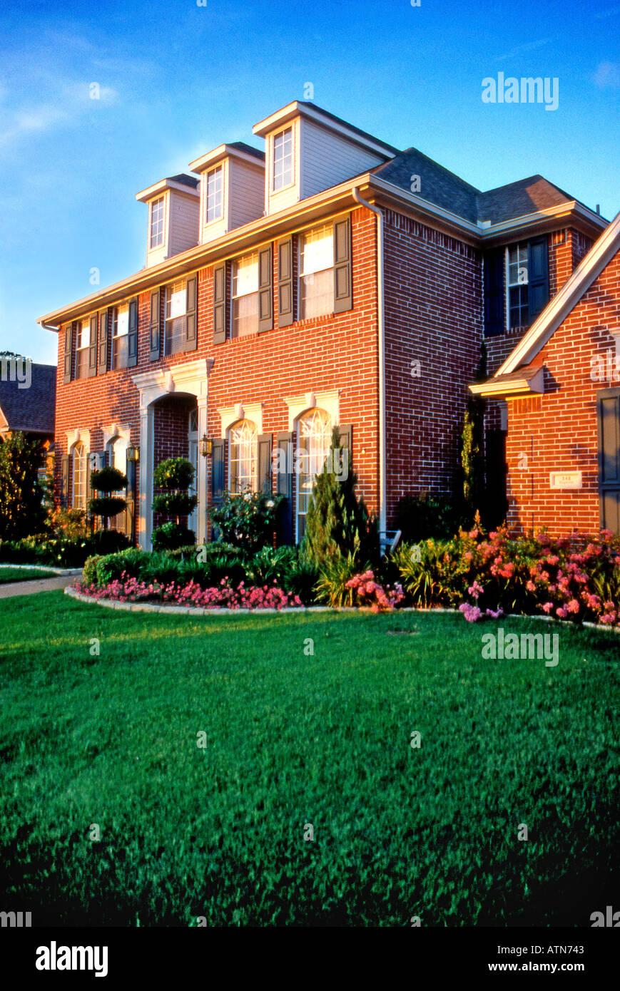 house residential brick Stock Photo - Alamy