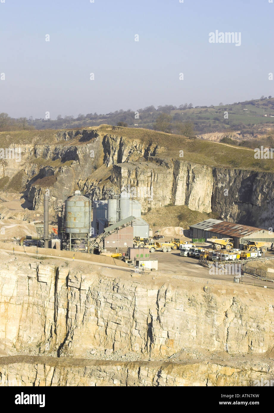 Quarrying at Cromford, Derbyshire, England, U.K Stock Photo - Alamy