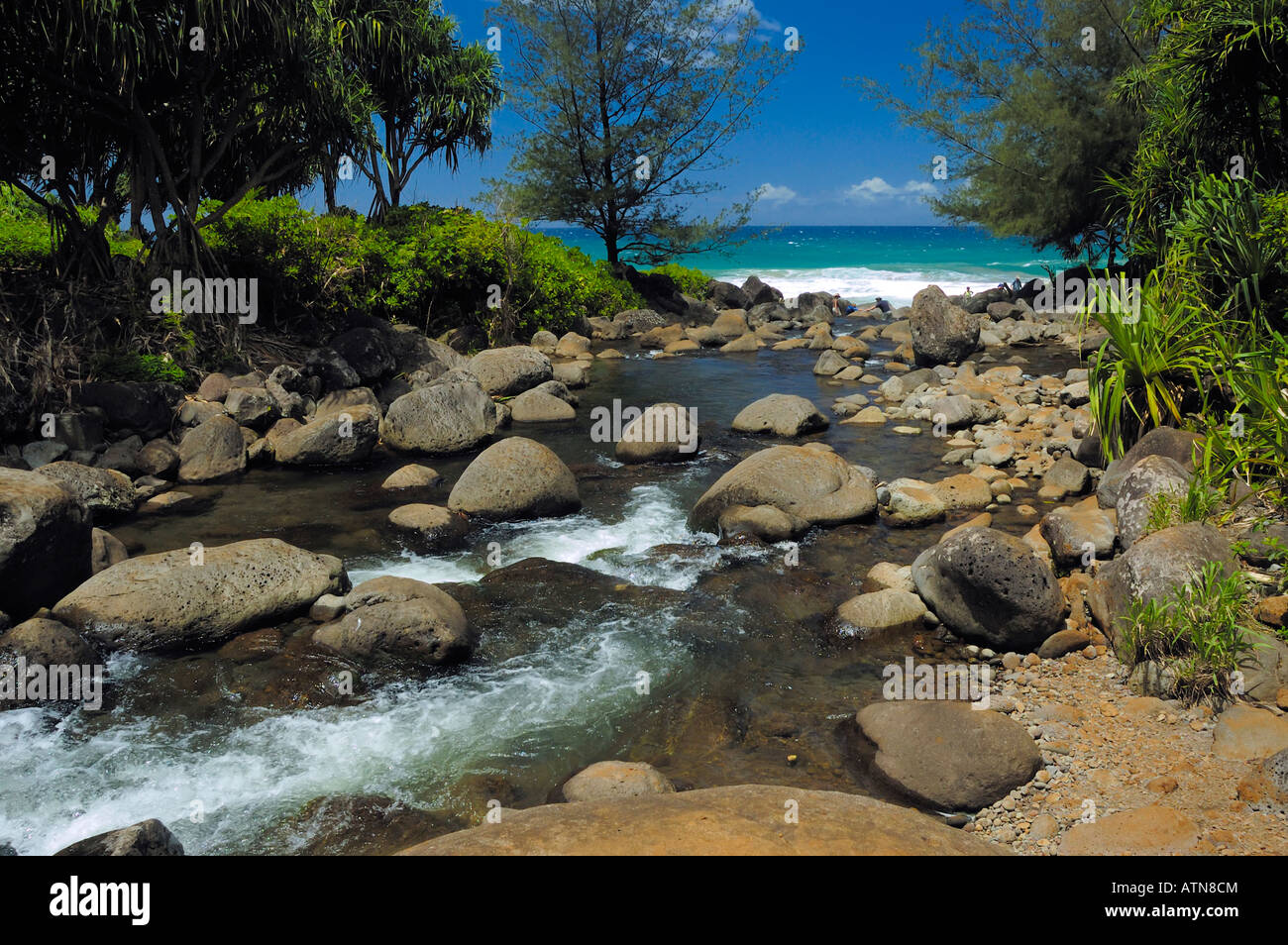 Haena beach park hi-res stock photography and images - Alamy