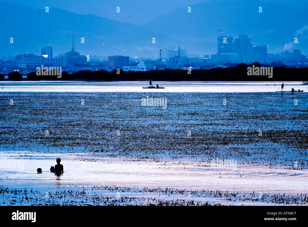A dusk scene in Cebu Stock Photo - Alamy
