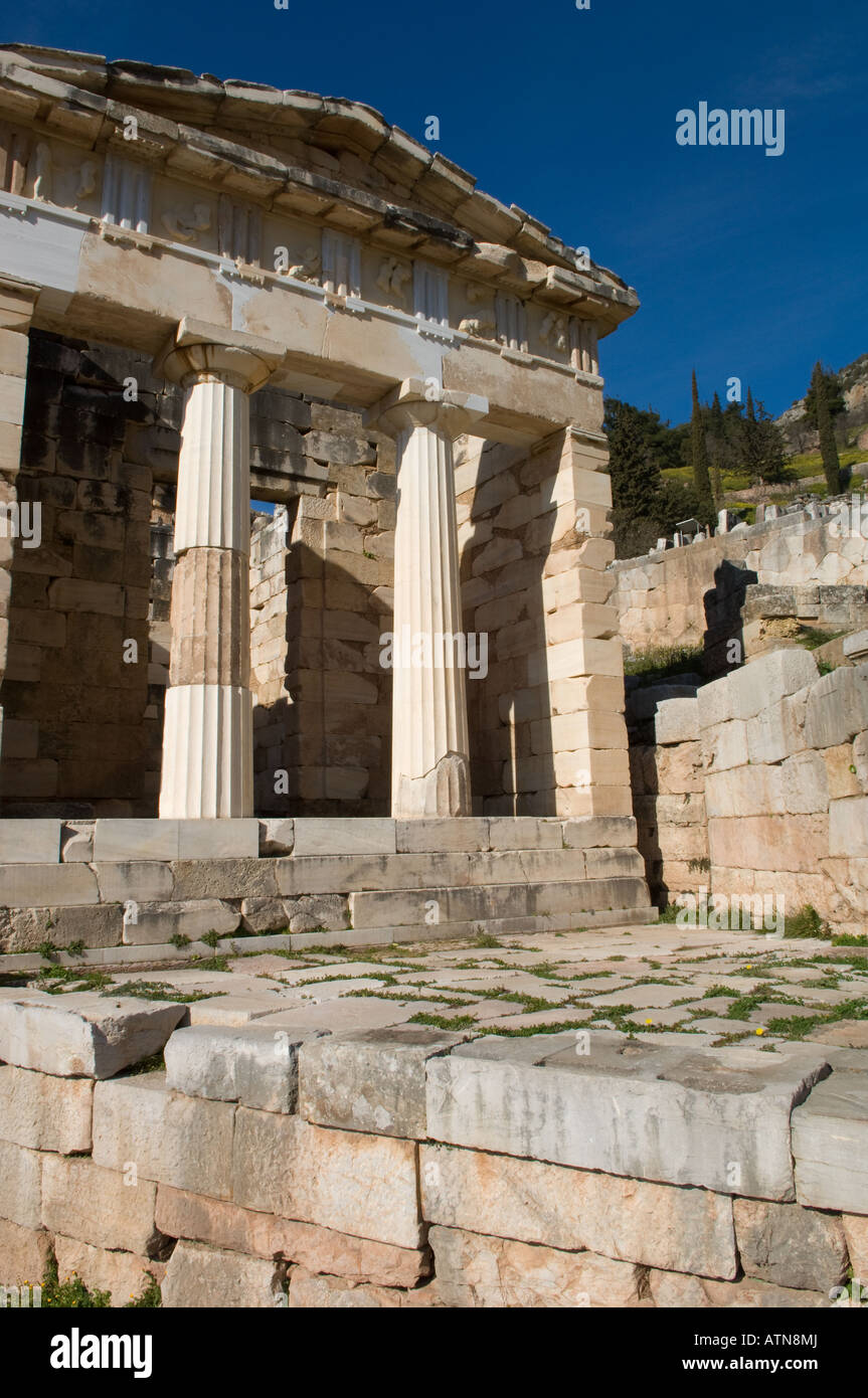 Ancient Site in Delphi, Greece Stock Photo - Alamy