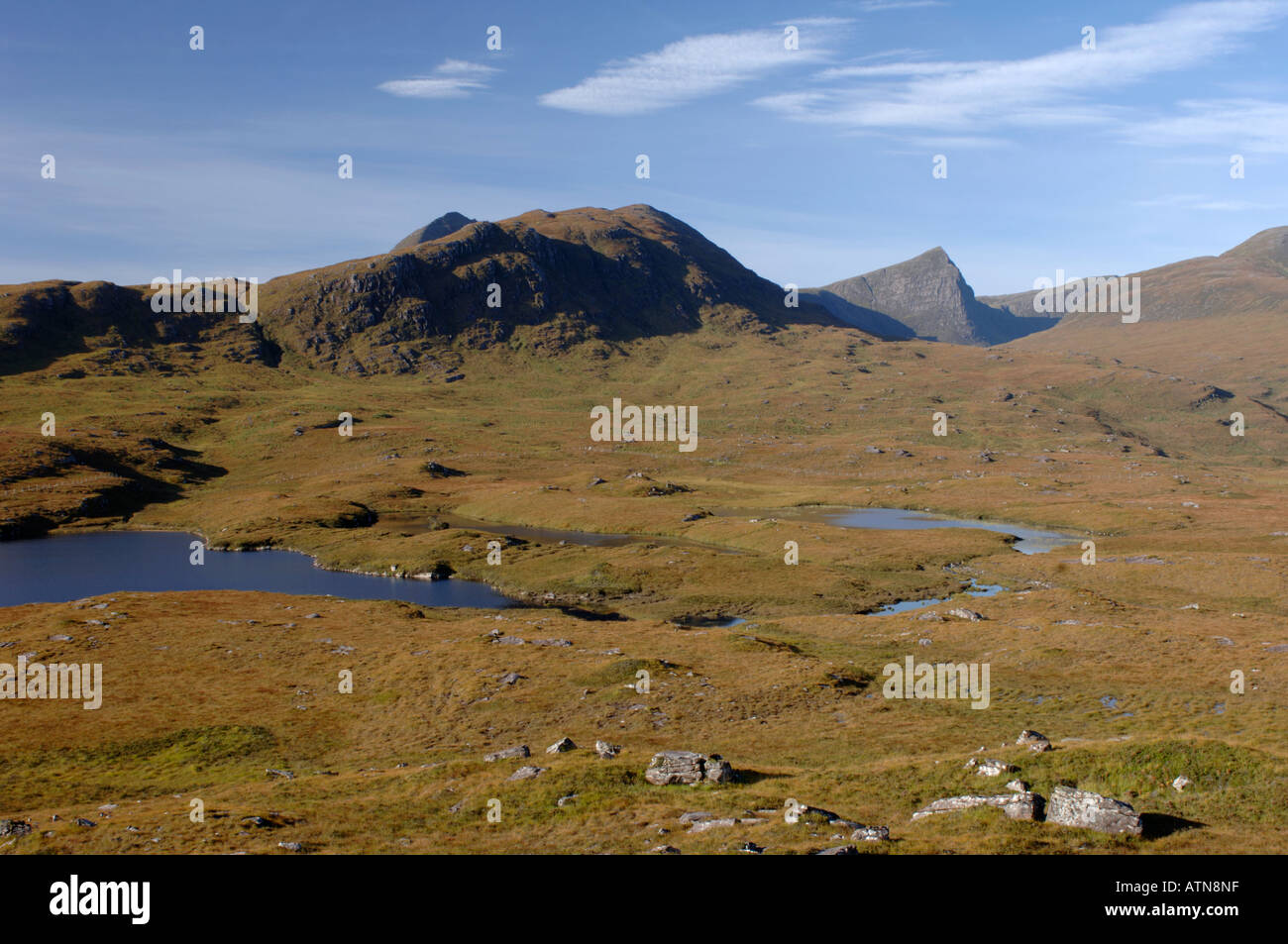 Torridonian sandstone mountains hi-res stock photography and images - Alamy