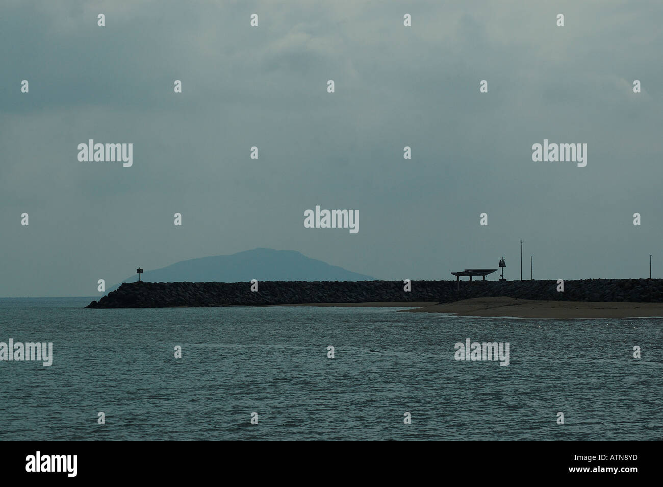 Man made dam Stock Photo - Alamy