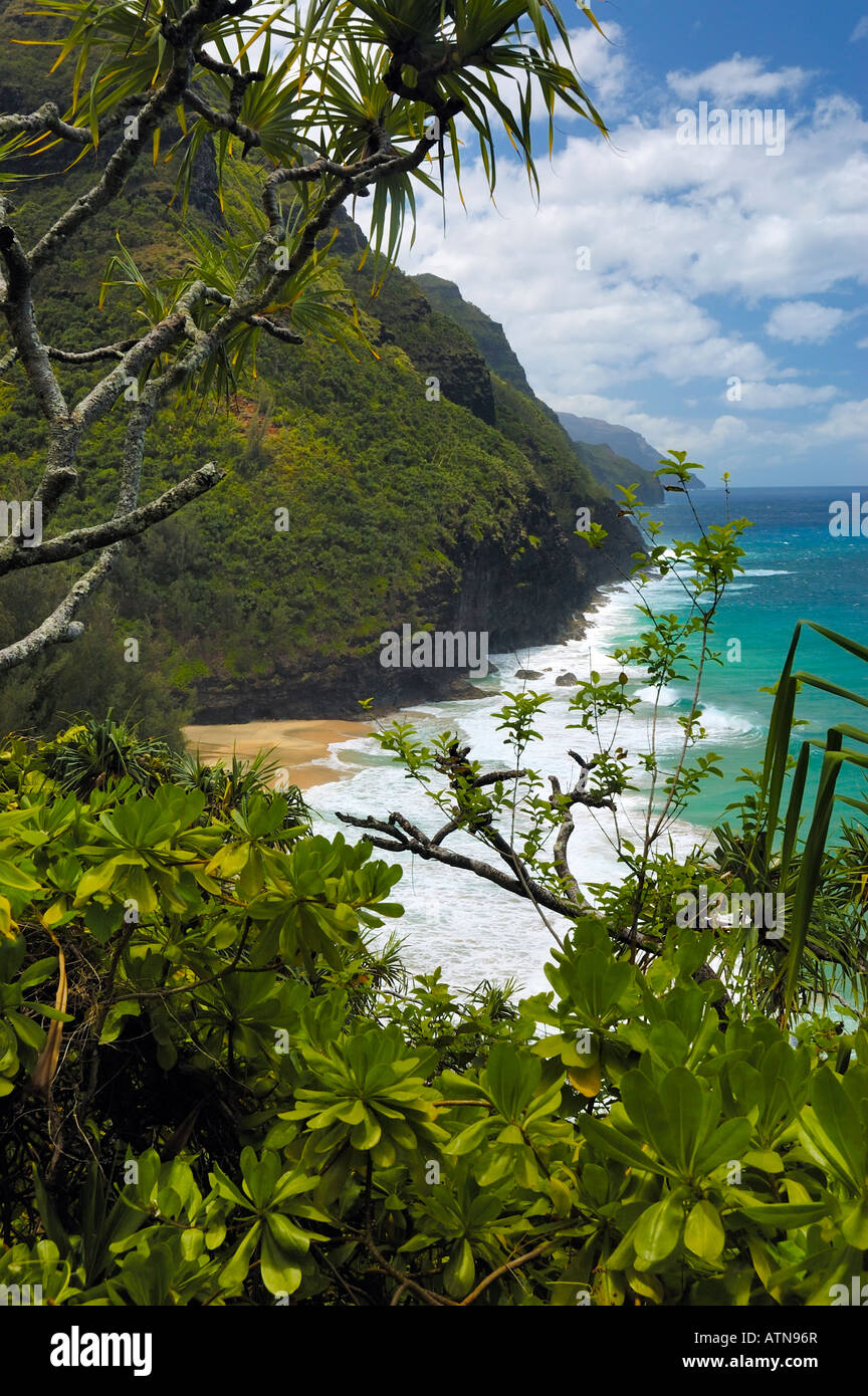 Haena haena state park beach hi-res stock photography and images - Alamy