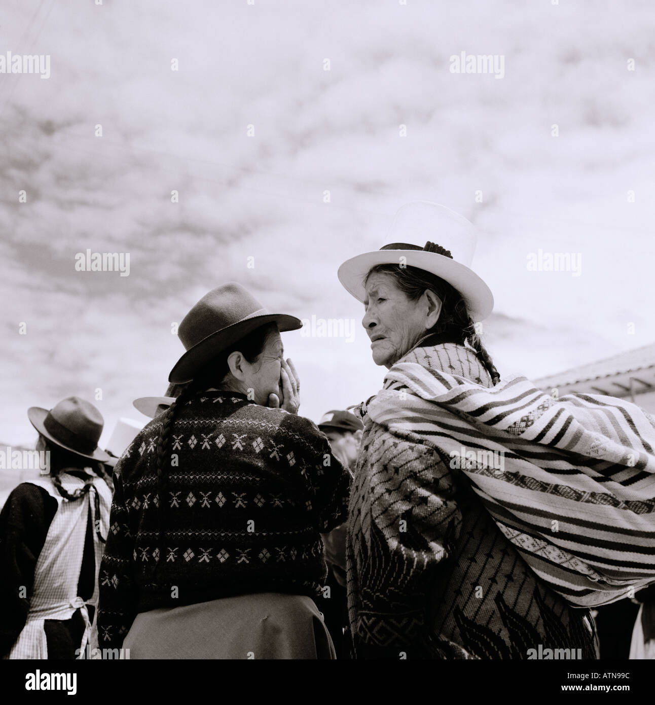 Peru peasant woman travel world peru portrait black and white hi-res ...