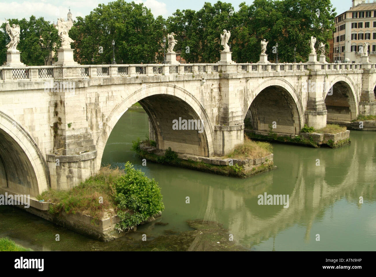 Sant Angelo bridge in Rome Stock Photo - Alamy