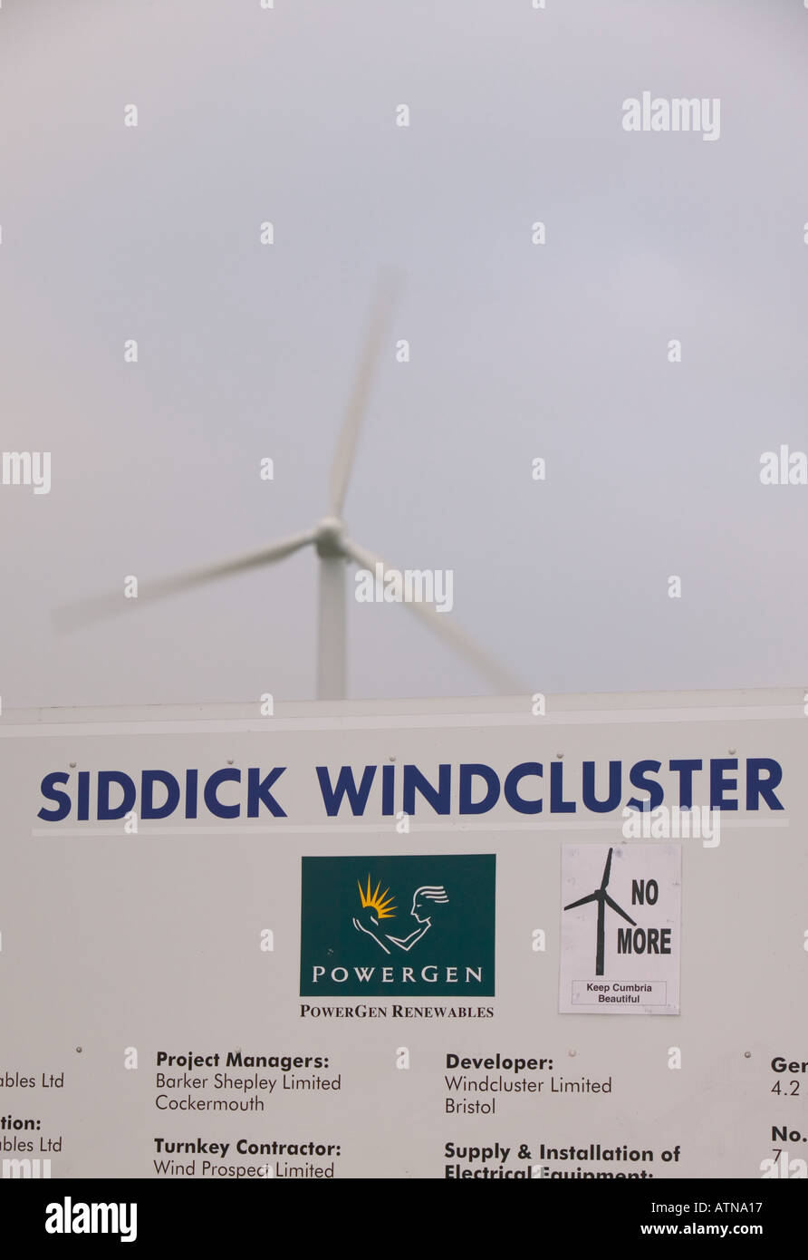 Wind turbine sign hi-res stock photography and images - Alamy
